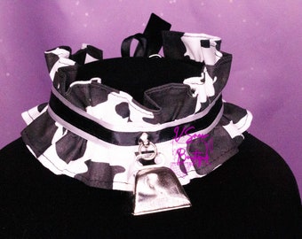 Basic Cow Print Collar Choker Necklace | Etsy
