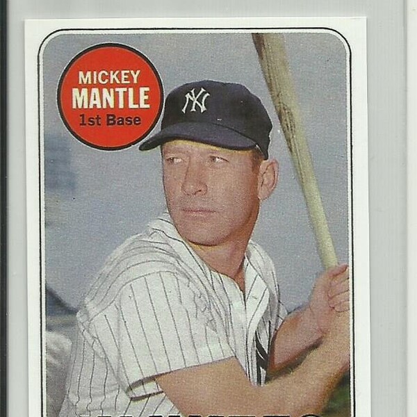 Mickey Mantle Collectibles - Etsy