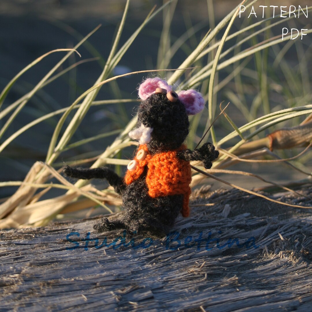 Rat Finger Puppet - UK Crochet Pattern - Etsy