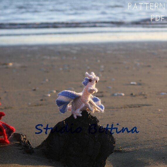 Dragon Finger Puppet UK Crochet Pattern - Etsy