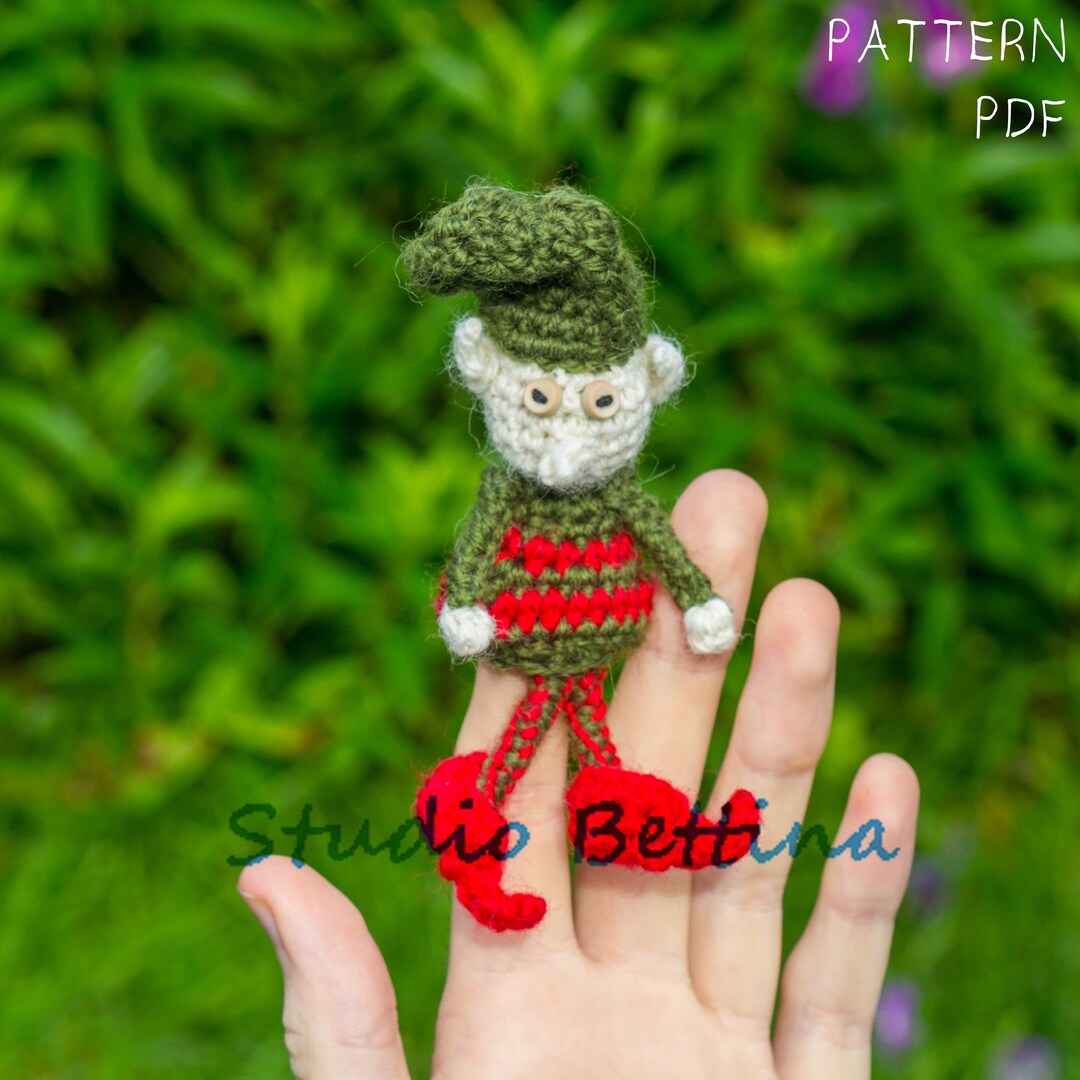 Elf Finger Puppet - UK Crochet Pattern - Etsy