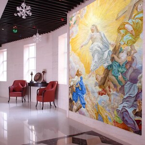 3D Jesus Christ Fairy A139 Removable Wallpaper Self Adhesive Wallpaper ...