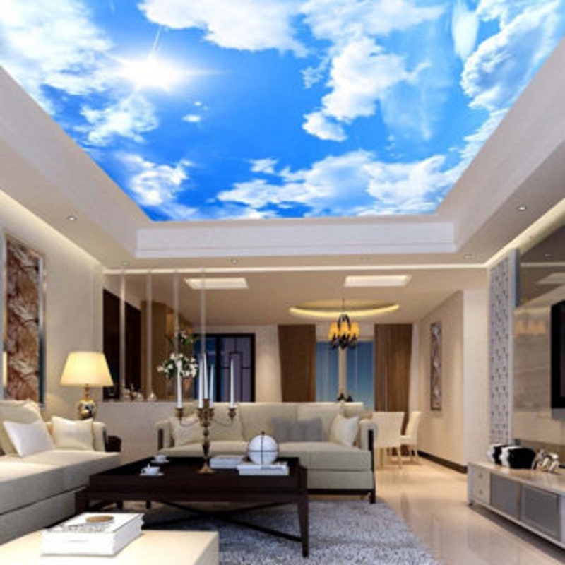 Ceiling Wallpaper Map - Etsy