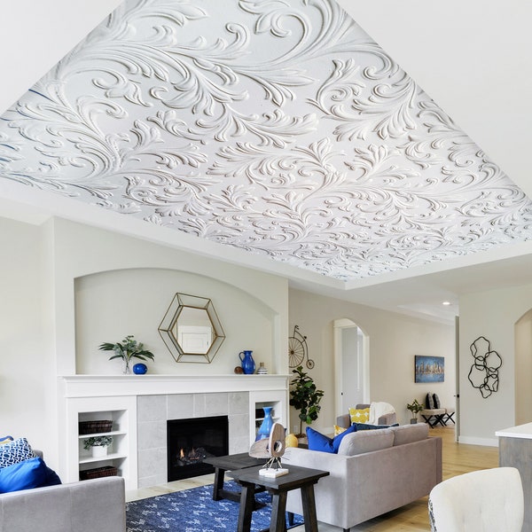 3d Ceiling Wallpaper - Etsy