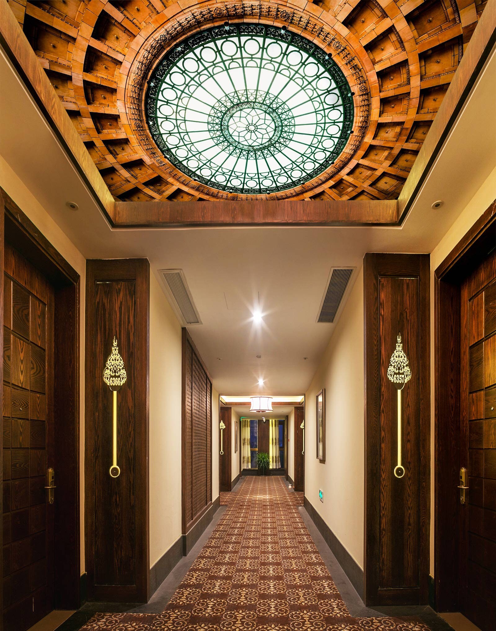 3D Green Line Outline CA041 Ceiling Wallpaper Removable Self | Etsy