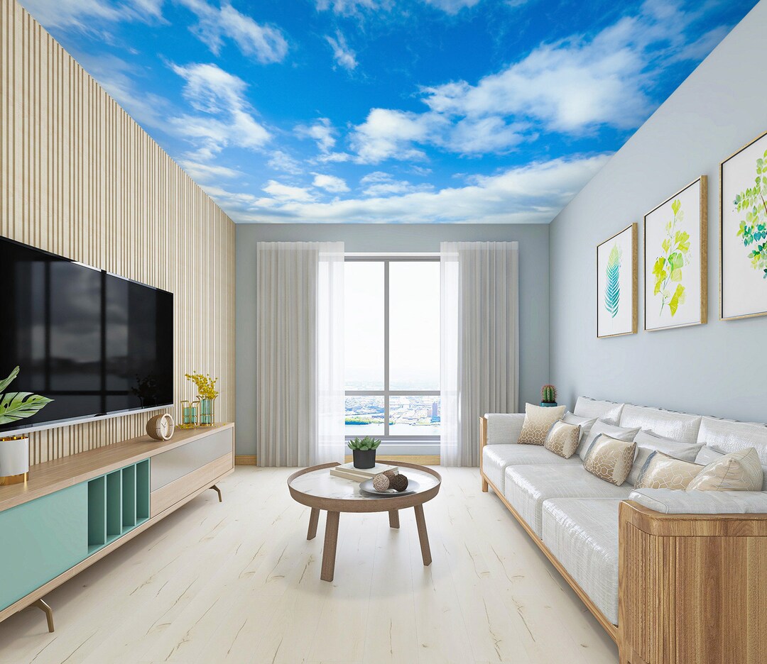 3D Sky Diary CA997 Ceiling Wallpaper Removable Self Adhesive Wallpaper ...