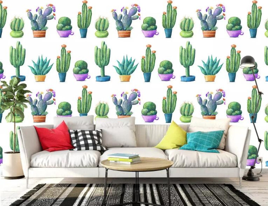3D Repeat Plant MMM129 Removable Wallpaper Self Adhesive Wallpaper ...