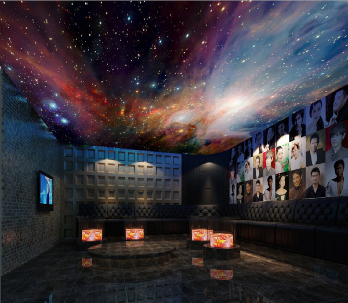 3D Beautiful Universe CA170 Ceiling Wallpaper Removable Self | Etsy