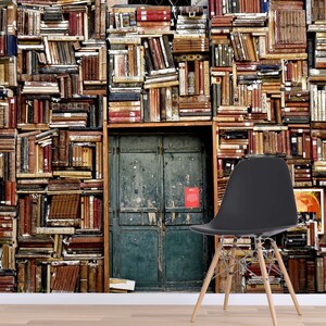 3D Books Study Read FJF304 Removable Wallpaper Self Adhesive Wallpaper ...