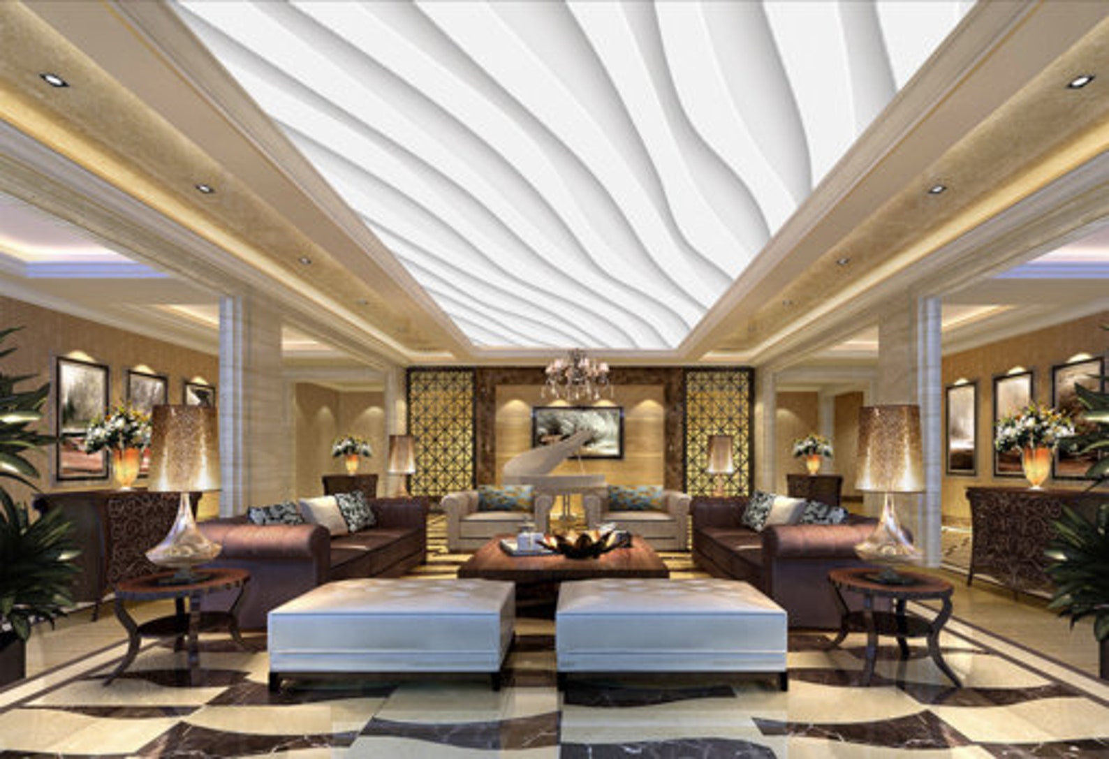 3D White Texture D175 Ceiling Wallpaper Removable Self | Etsy