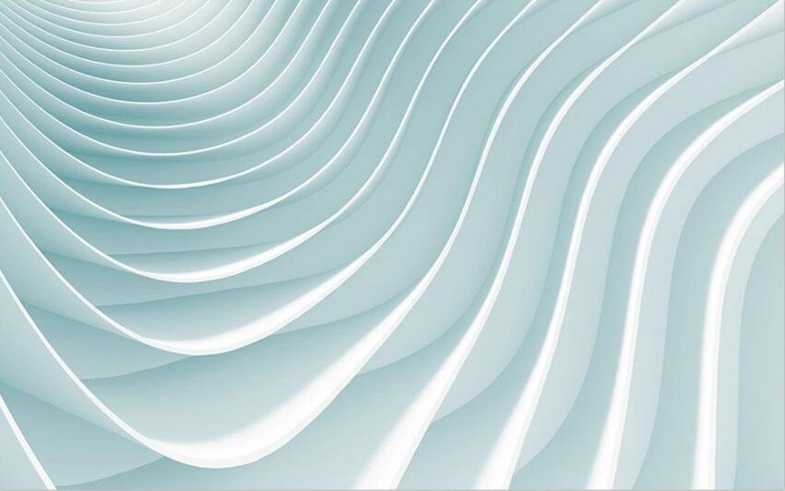 3D Blue Waves E212 Removable Wallpaper Self Adhesive Wallpaper | Etsy