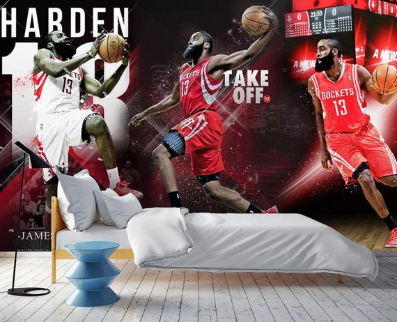 James Harden Rockets Dunk Wallpaper