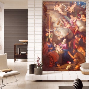 3D Jesus Christ Meet A137 Removable Wallpaper Self Adhesive Wallpaper ...