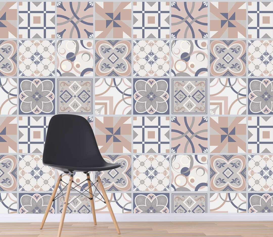 3D Cute Square Pattern L1940 Removable Wallpaper Self Adhesive ...