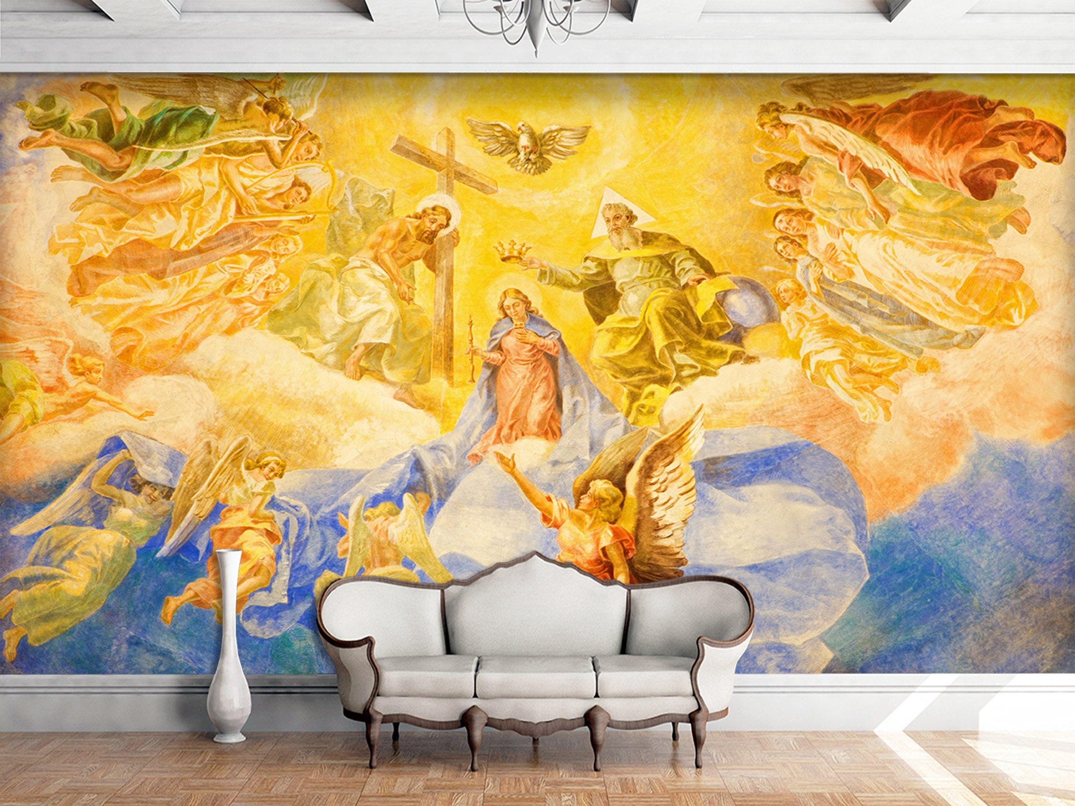 3D Jesus Christ Wing A118 Removable Wallpaper Self Adhesive | Etsy