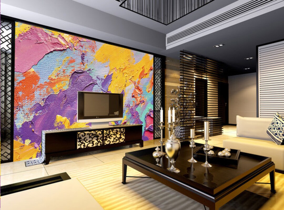 3D Abstract E40 Removable Wallpaper Self Adhesive Wallpaper Extra Large ...