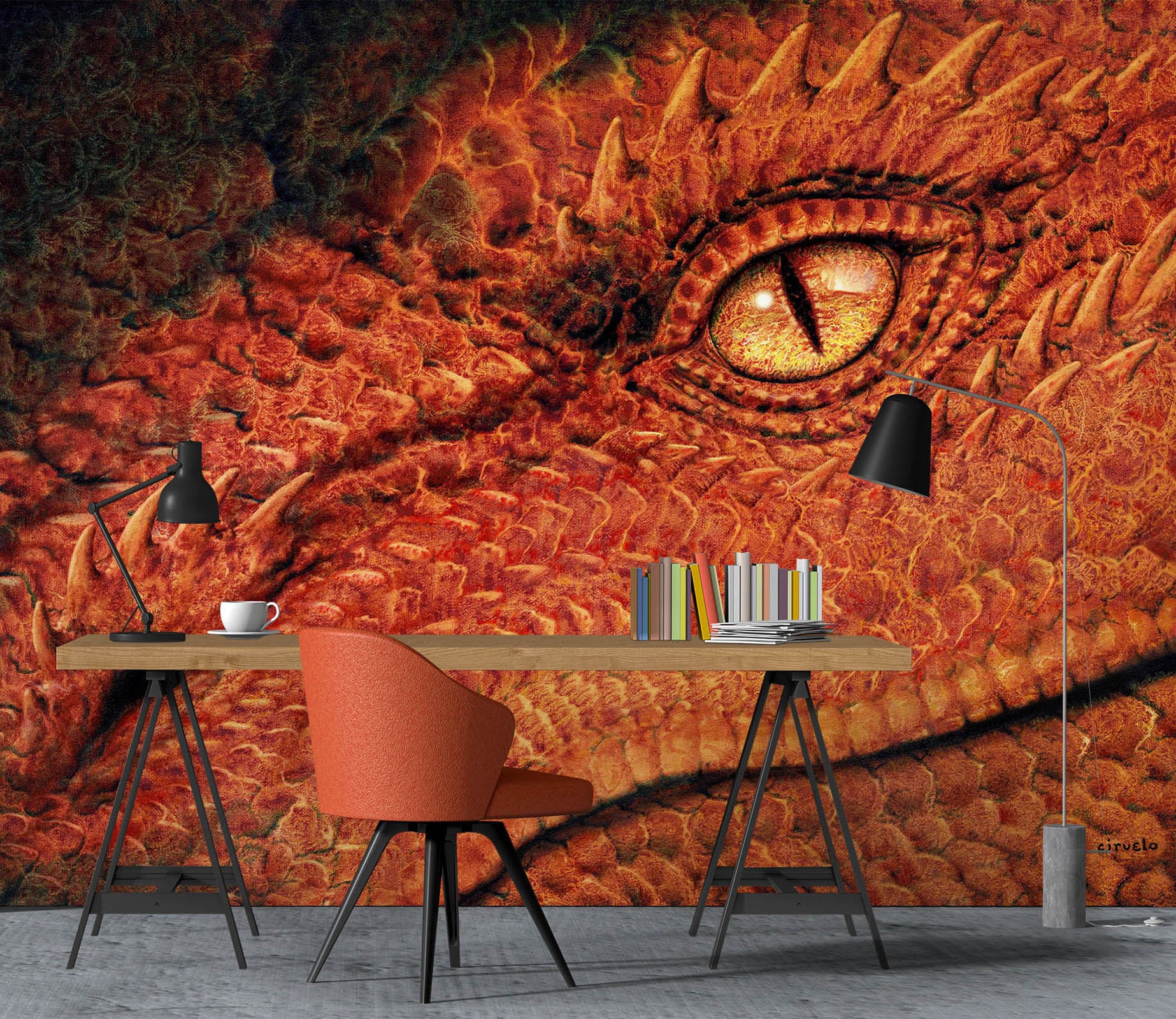 3d Dragon Eye Wallpaper