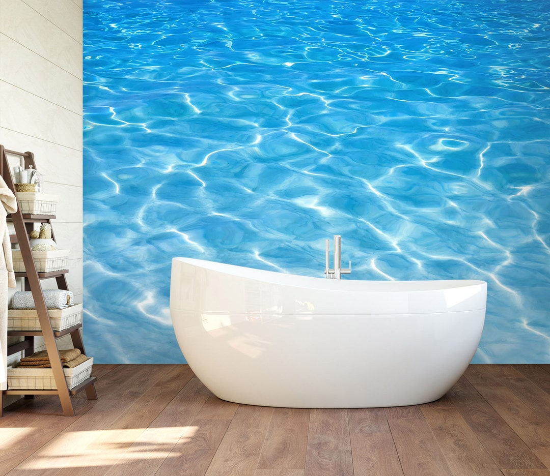 3D Water Ripple L787 Removable Wallpaper Self Adhesive Wallpaper Extra ...