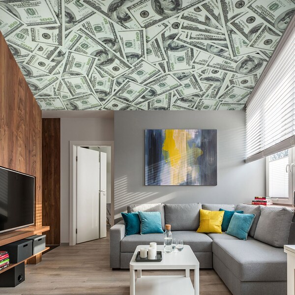 Money Wallpaper Mural - Etsy