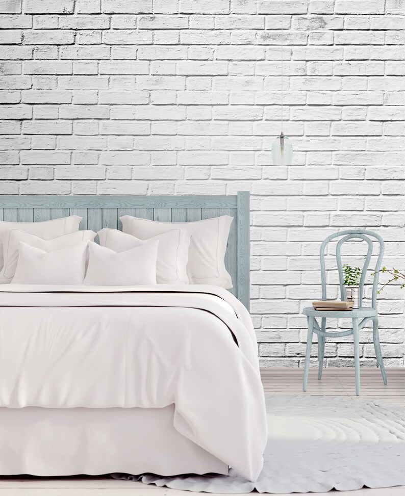 3D White Brick Wall L80 Removable Wallpaper Self Adhesive - Etsy