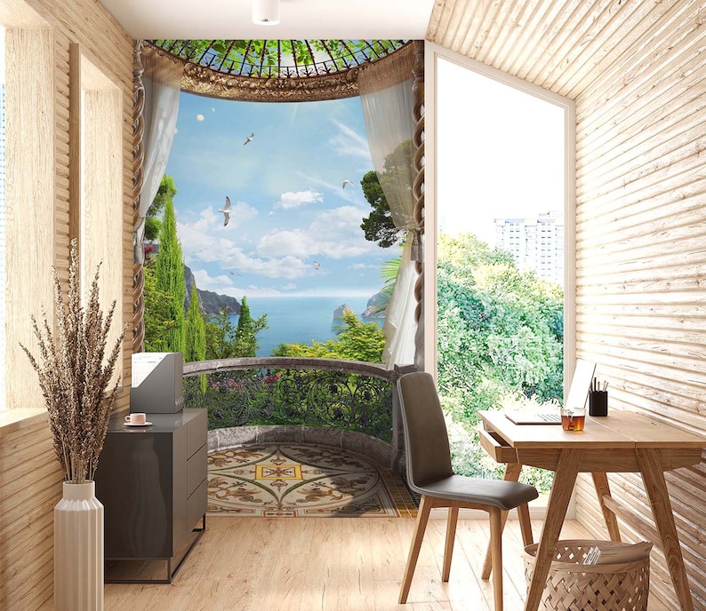 3D Animal Seabird L3031 Removable Wallpaper Self Adhesive Wallpaper ...