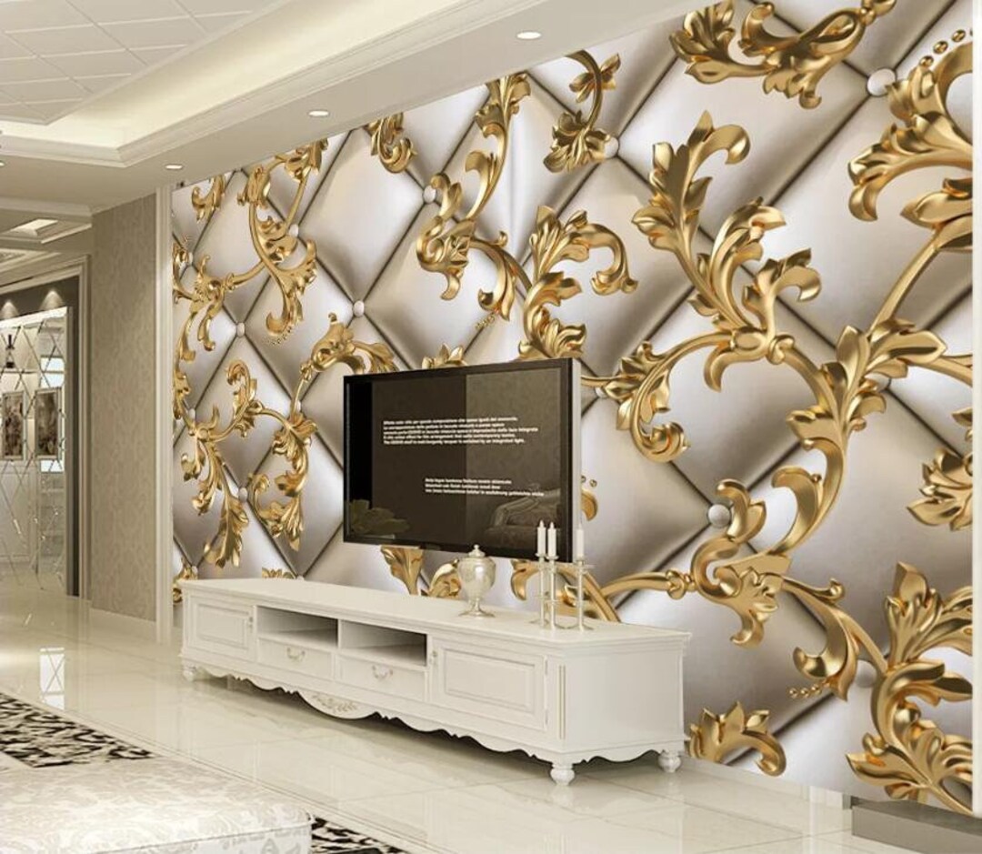 3D Interlace Rattan E460 Removable Wallpaper Self Adhesive Wallpaper ...