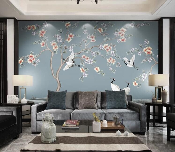 3D Crane Flying R66 Removable Wallpaper Self Adhesive | Etsy