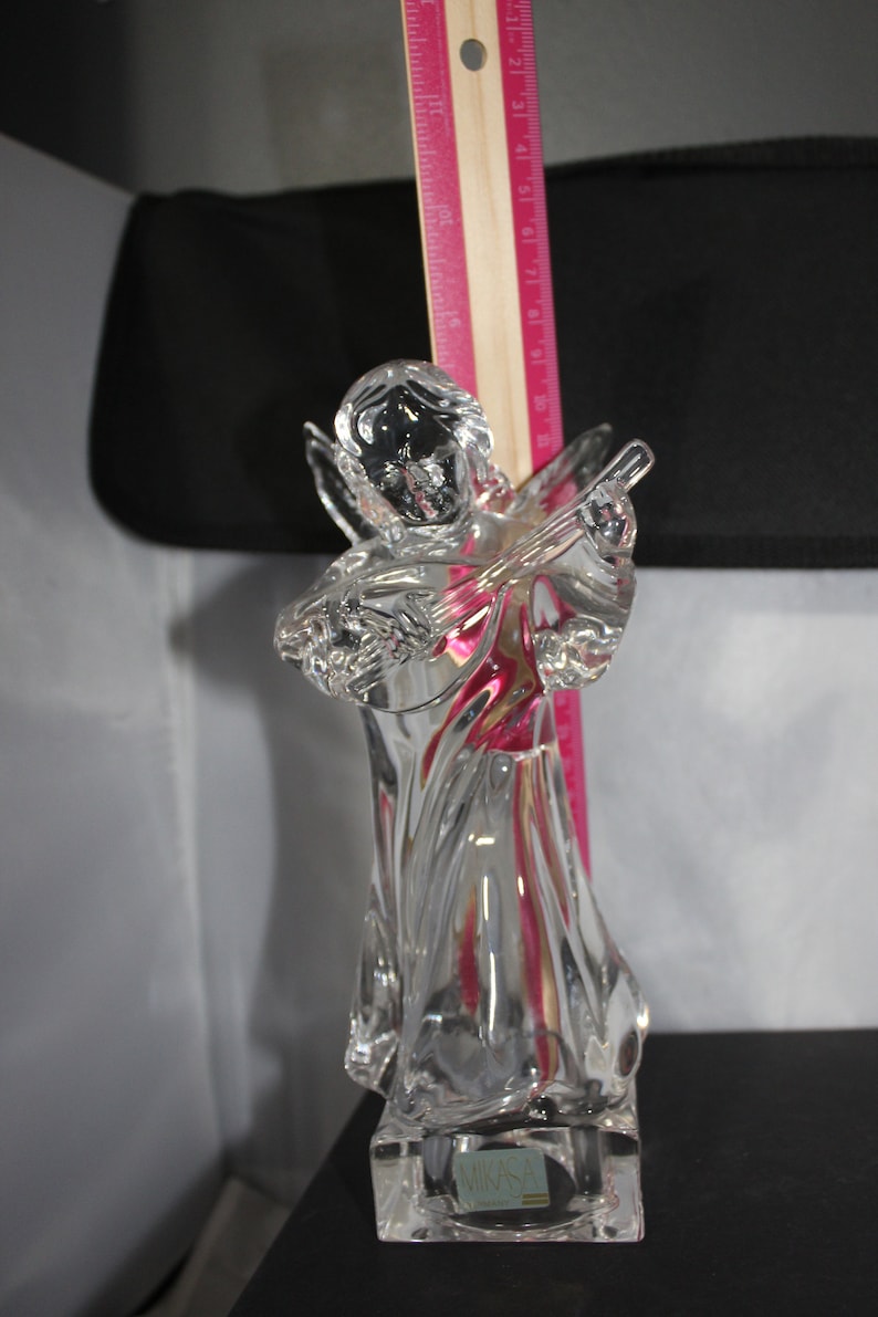 Mikasa Crystal Angel Playing the Mandolin. - Etsy