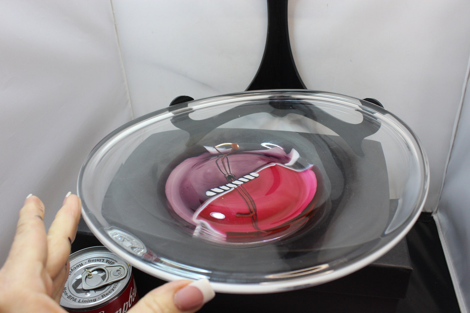 Beautiful Glass Dish Signed James R Wilbert - Etsy