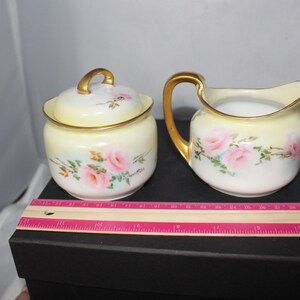 Ceamer and Sugar Dish Marked Germany Beautiful Set - Etsy