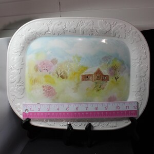 Corning Ware Platter (hand Painted ?) - Etsy