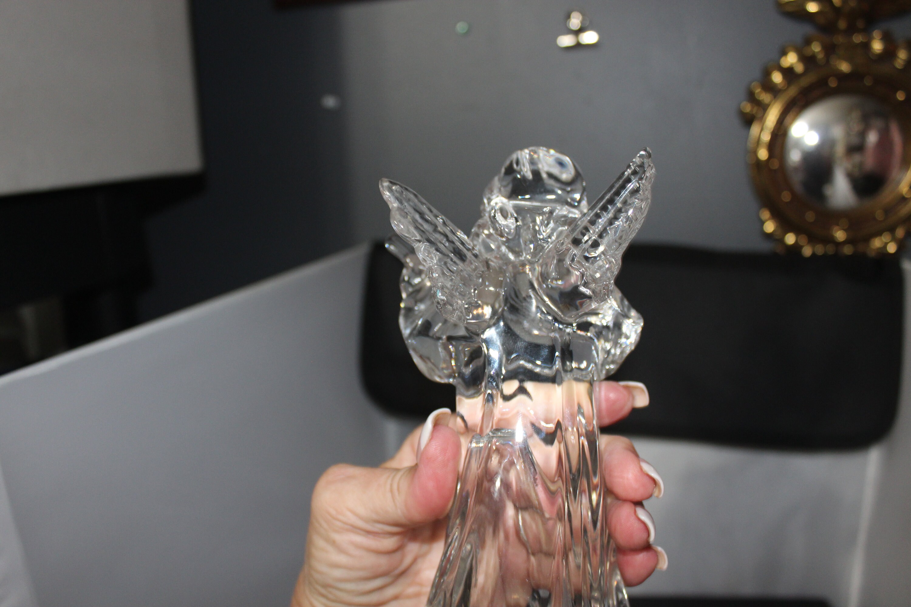 Mikasa Crystal Angel Playing the Mandolin. - Etsy