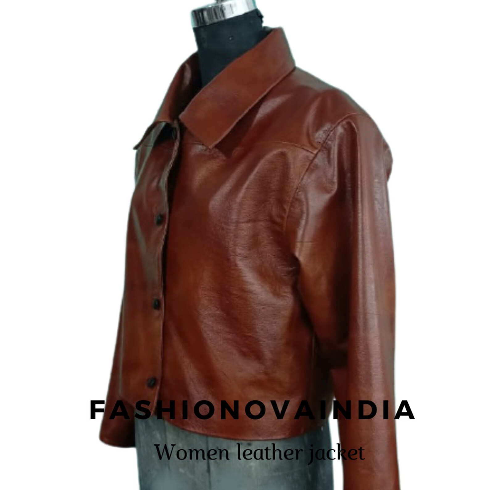 Handmade Women's Lamb Skin Leather Jacket lambskin - Etsy
