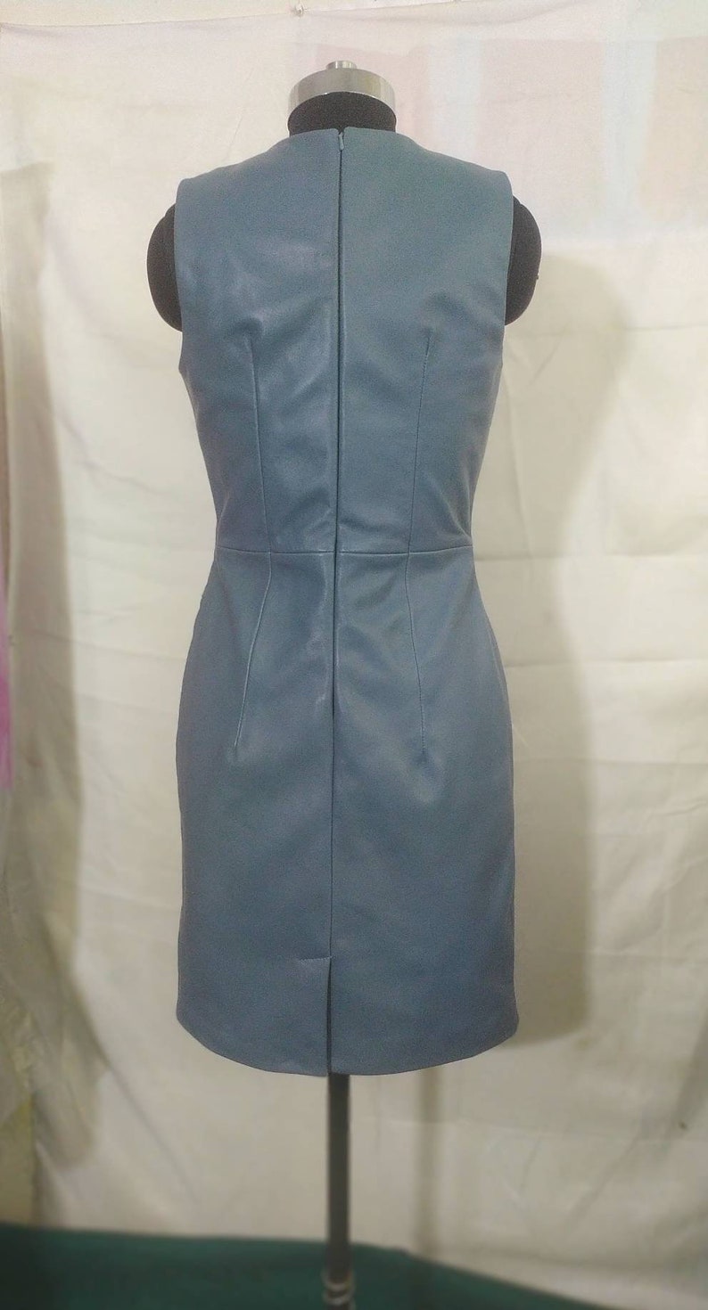 Handmade Women's Lamb Skin Leather Dress Leather Outfit - Etsy