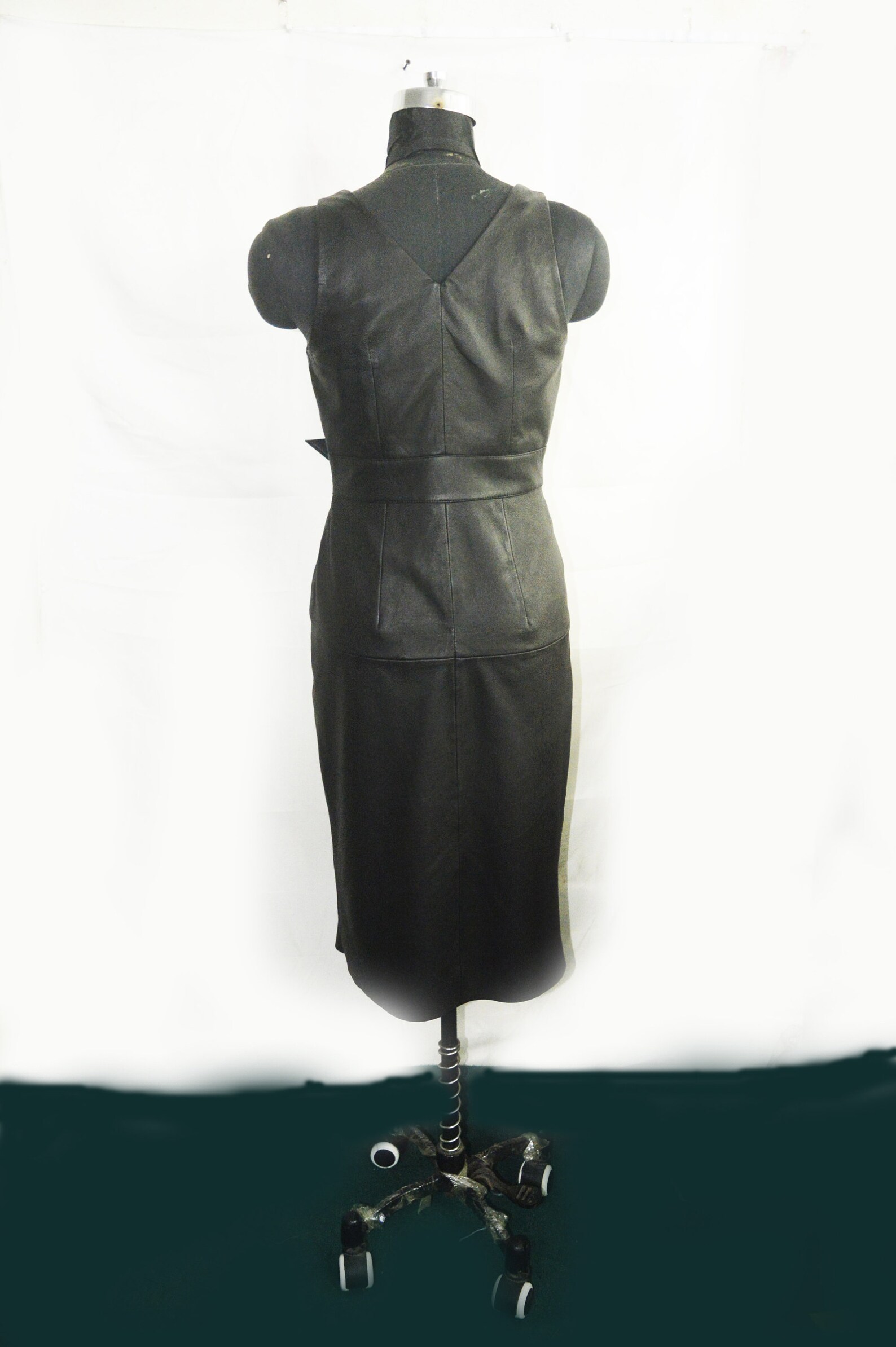 Handmade Women's Lamb Skin Leather Dress Leather Outfit - Etsy