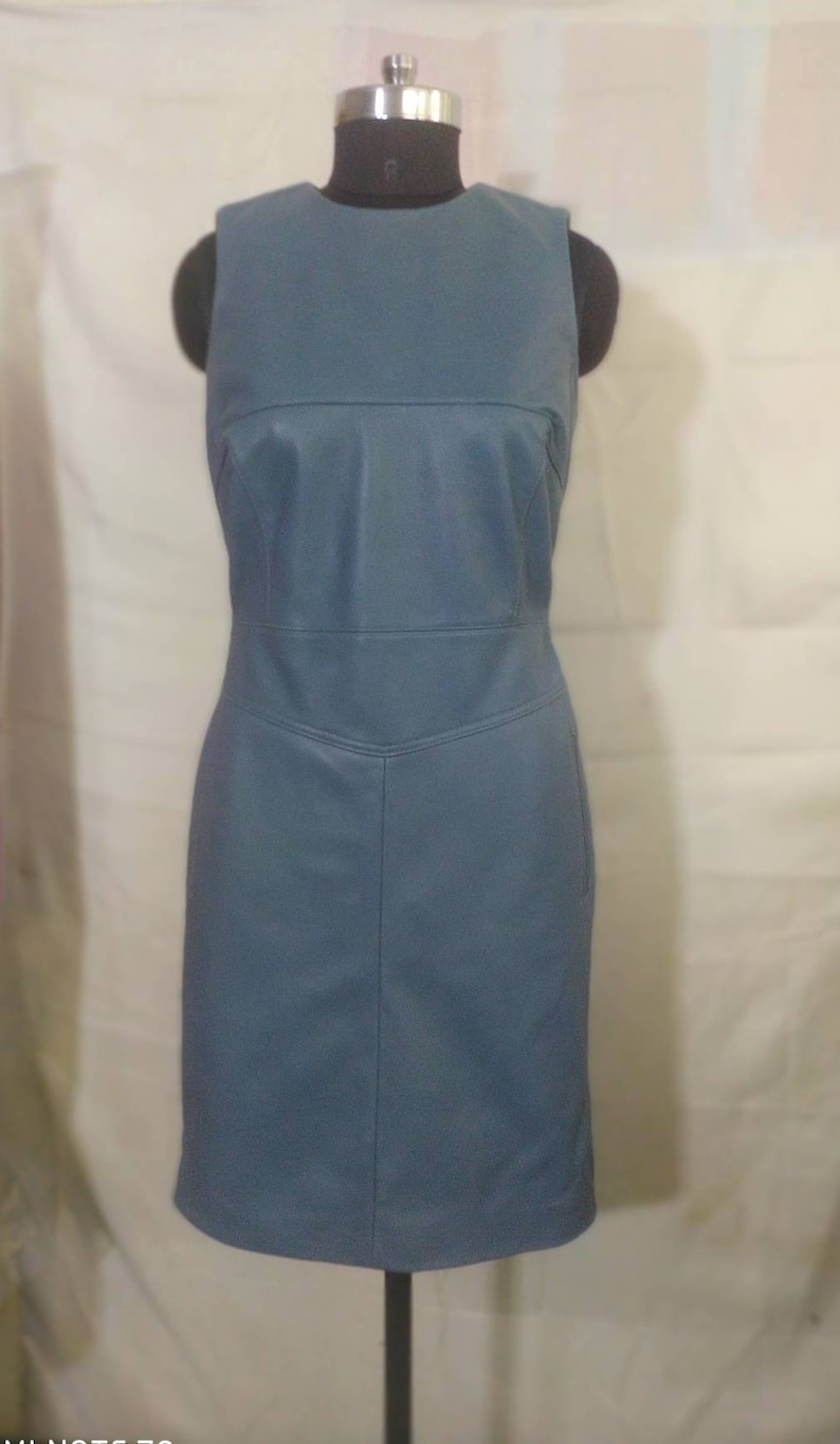 Handmade Women's Lamb Skin Leather Dress Leather Outfit - Etsy