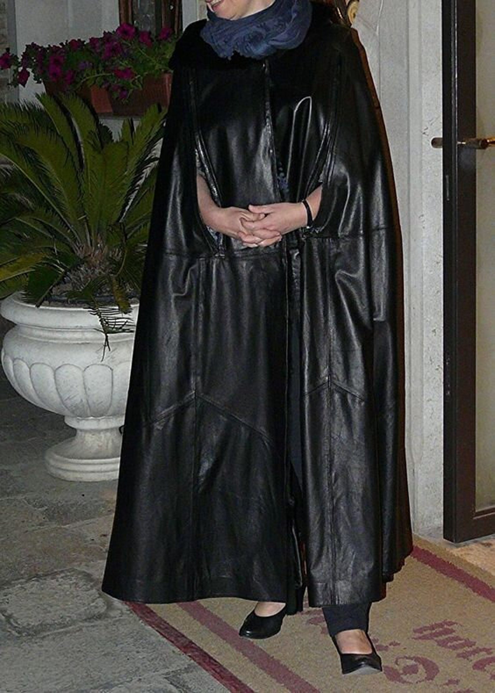 Handmade Lambskin Leather Long Cape: Women's Flare Style - Etsy