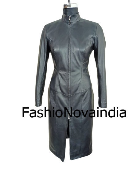 Handmade Women's Lamb Skin Leather Dress Leather Outfit - Etsy