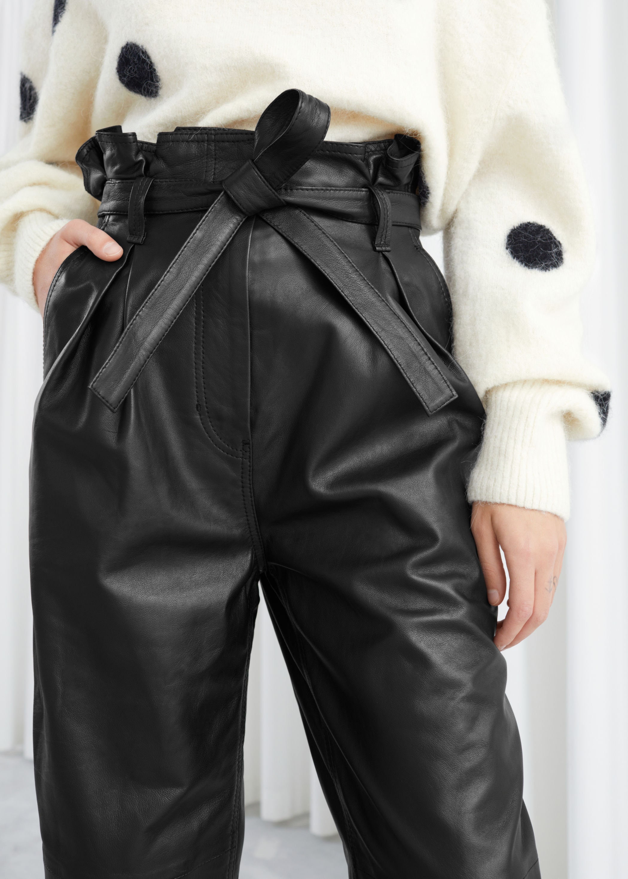 Handmade Women's Lamb Skin Leather Celebrity Pant - Etsy