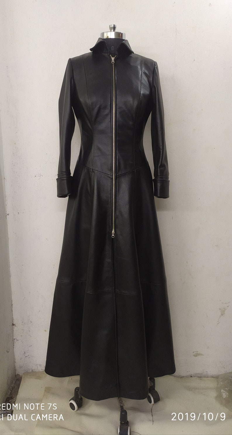 Handmade Women's Lamb Skin Leather Dress Leather | Etsy