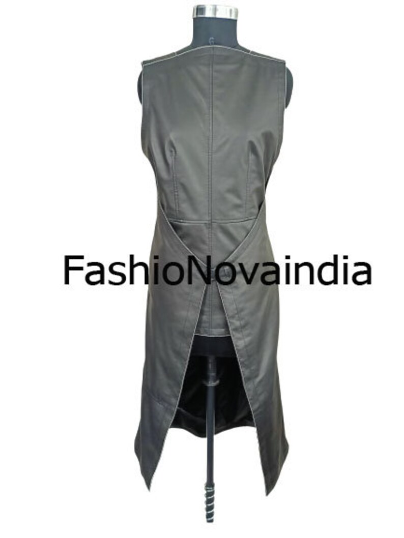 Handmade Women's Lamb Skin Leather Dress Leather Outfit - Etsy