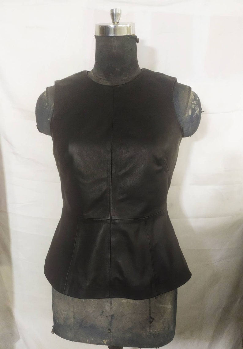 Handmade Women's Lamb Skin Leather Celebrity Peplum - Etsy Handmade Women's Lamb Skin Leather Celebrity Peplum - Etsy