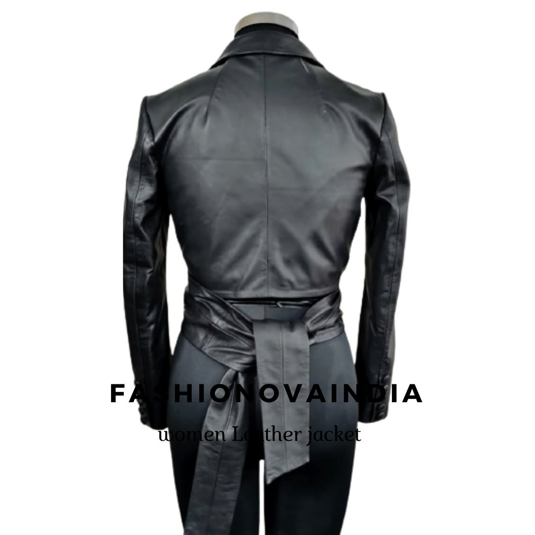 Handmade Women's Lamb Skin New Styel Leather Jacket | Etsy