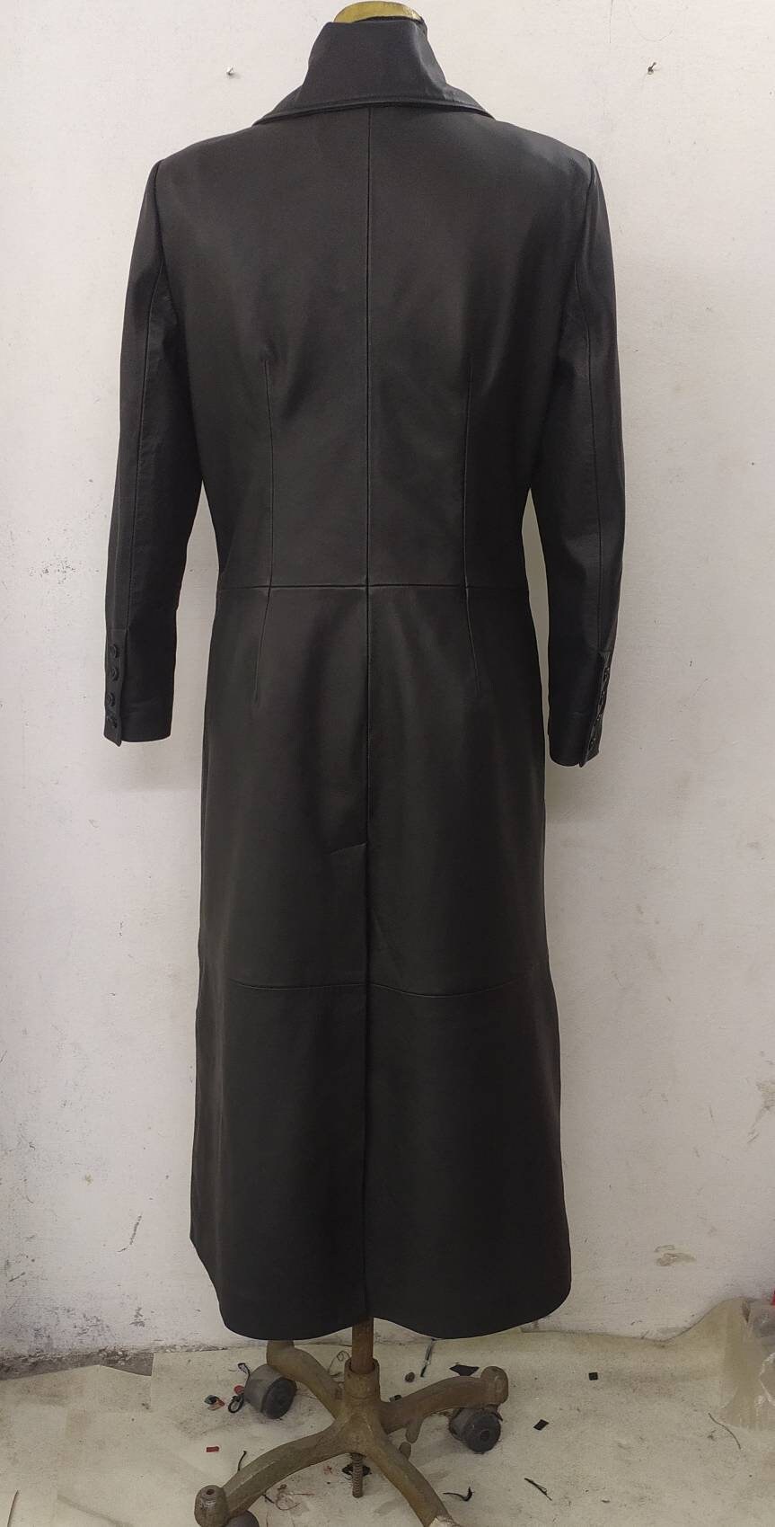 Handmade Women's Lamb Skin Leather Celebrity Coat | Etsy