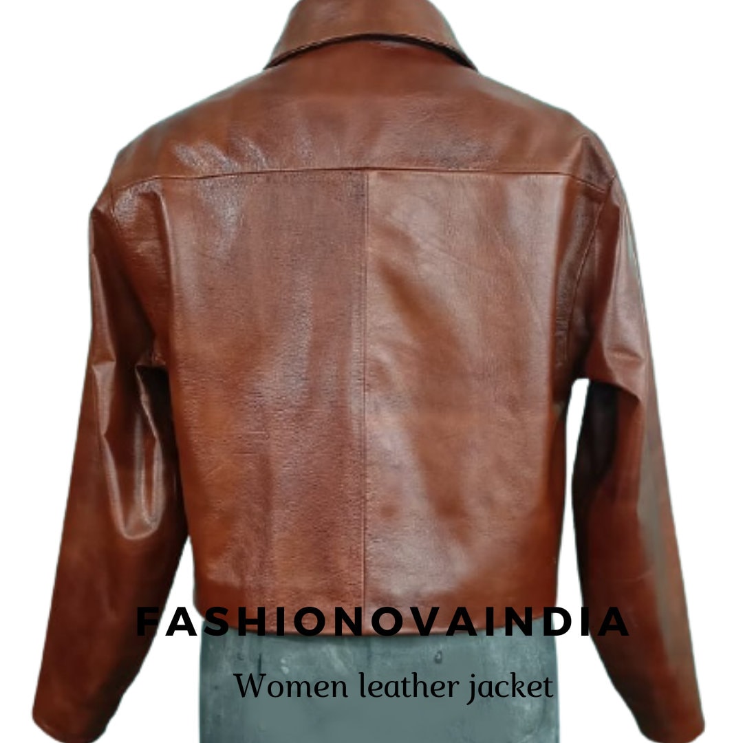 Handmade Women's Lamb Skin Leather Jacket lambskin - Etsy