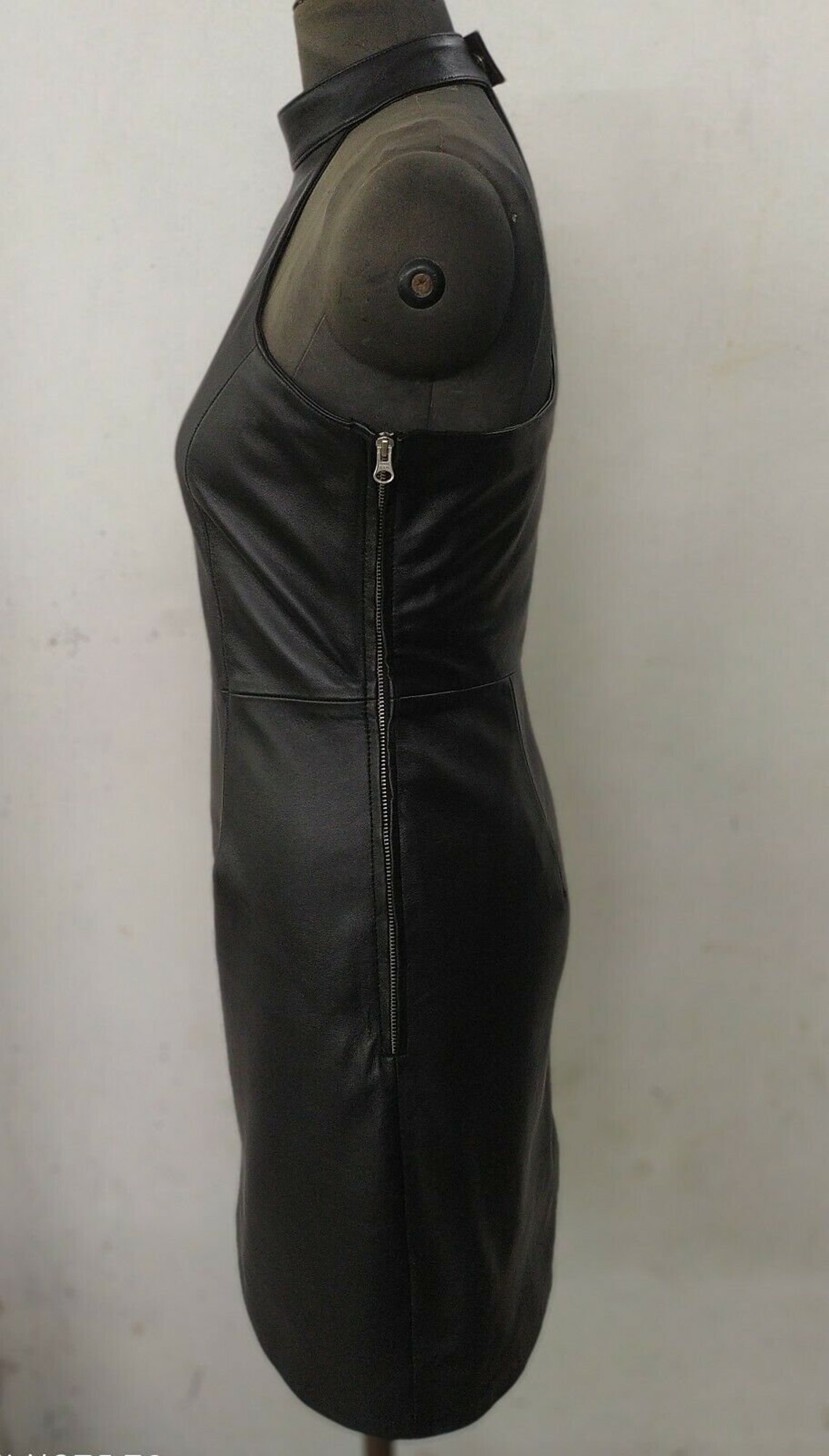 Handmade Women's Lamb Skin Leather Dress Leather Outfit - Etsy