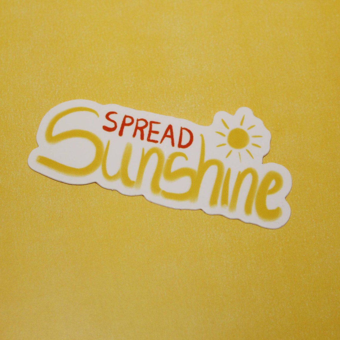 Spread Sunshine Sticker Etsy