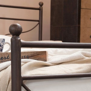 Pretty Timeless Blacksmith Style Handmade Iron Bed NEMESIS | Elevate ...