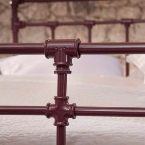 Antique Iron Industrial Style Elemental Dreams Bed IRIS | Industrial ...