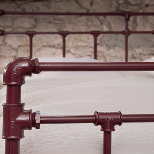 Antique Iron Industrial Style Elemental Dreams Bed IRIS | Industrial ...